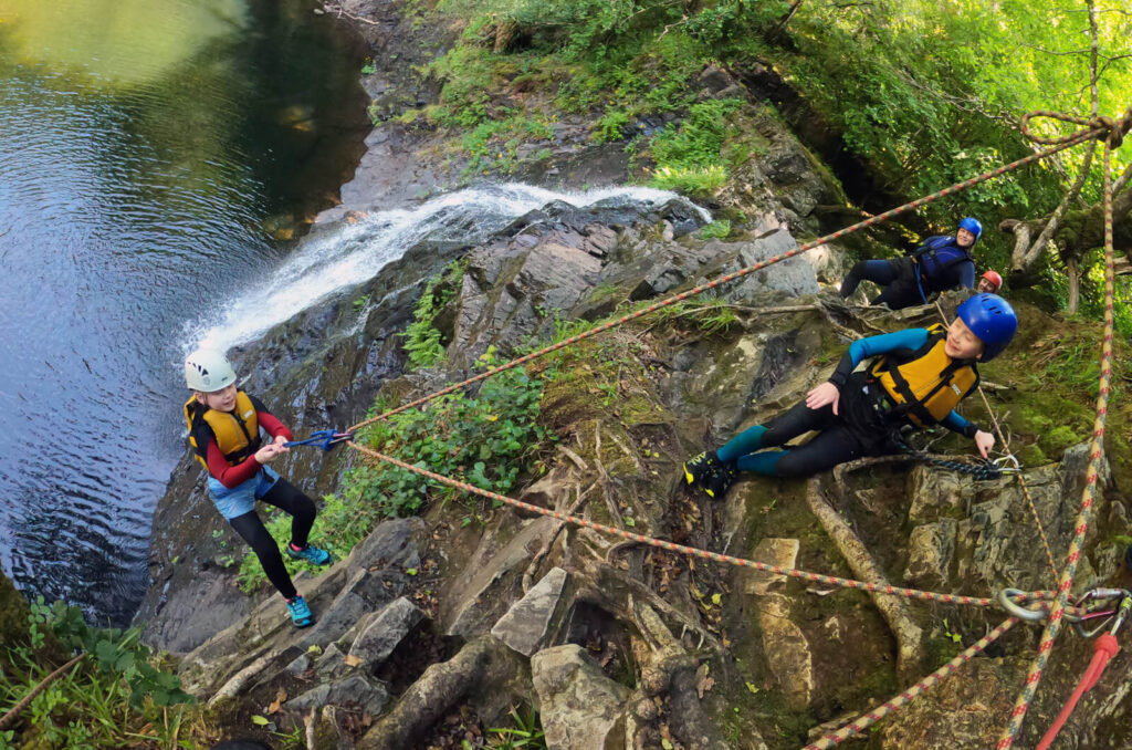 Canyoning in North Wales - Jumps | Waterfalls | Slides | Zip