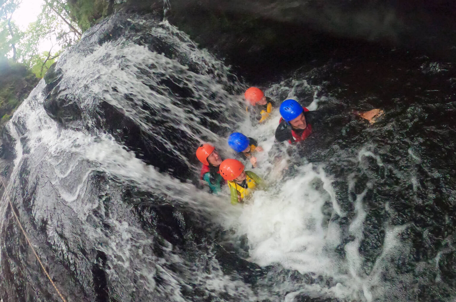 Canyoning in North Wales - Jumps | Waterfalls | Slides | Zip