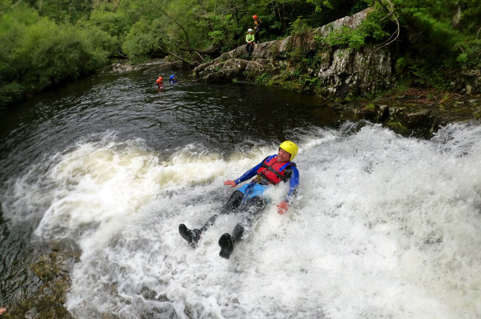 Canyoning in North Wales - Jumps | Waterfalls | Slides | Zip