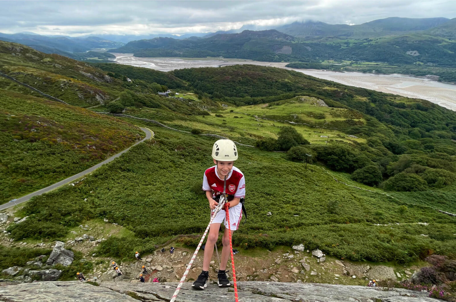 Outdoor Rock Climbing & Abseiling Sessions in North Wales
