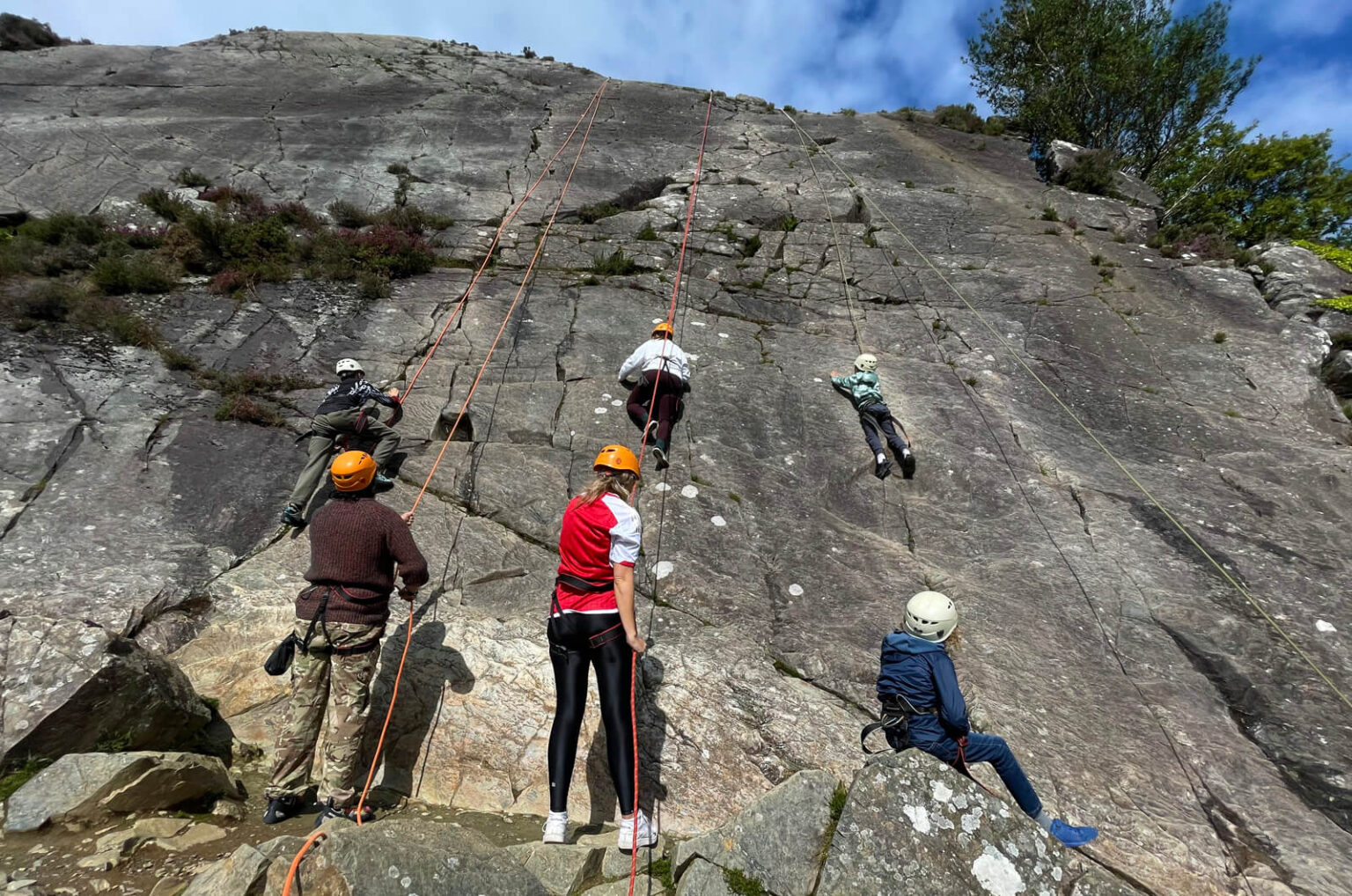 Outdoor Rock Climbing & Abseiling Sessions in North Wales